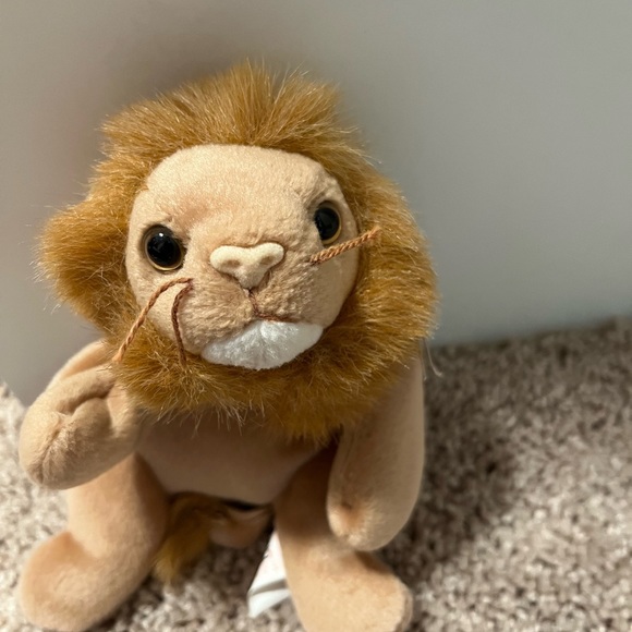 Ty | Toys | Ty Beanie Baby Roary The Lion | Poshmark